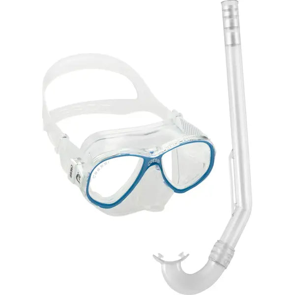 Cressi Perla + Mini Gringo Jr Combo – Blue Adventure